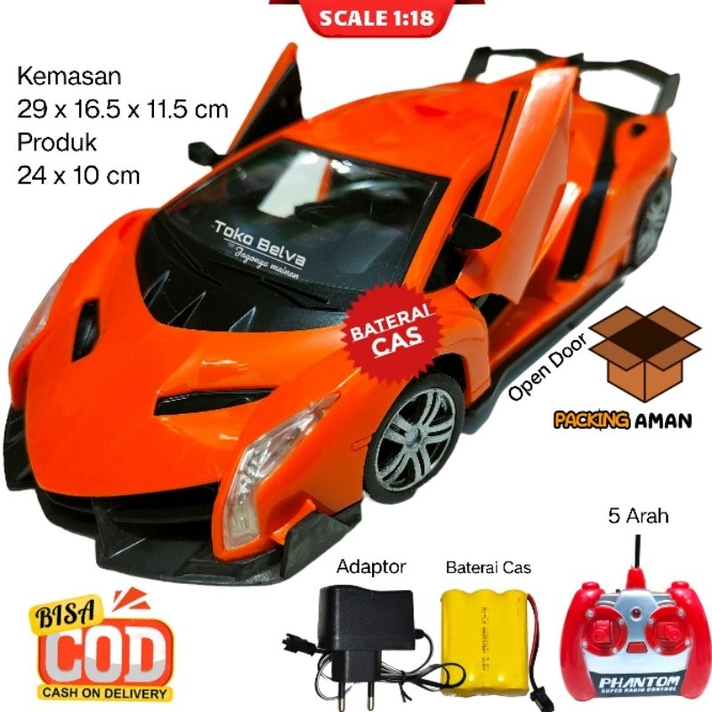 Jual RC Mobil Remote Control Scale 1:18 Sedan Sport | Shopee Indonesia