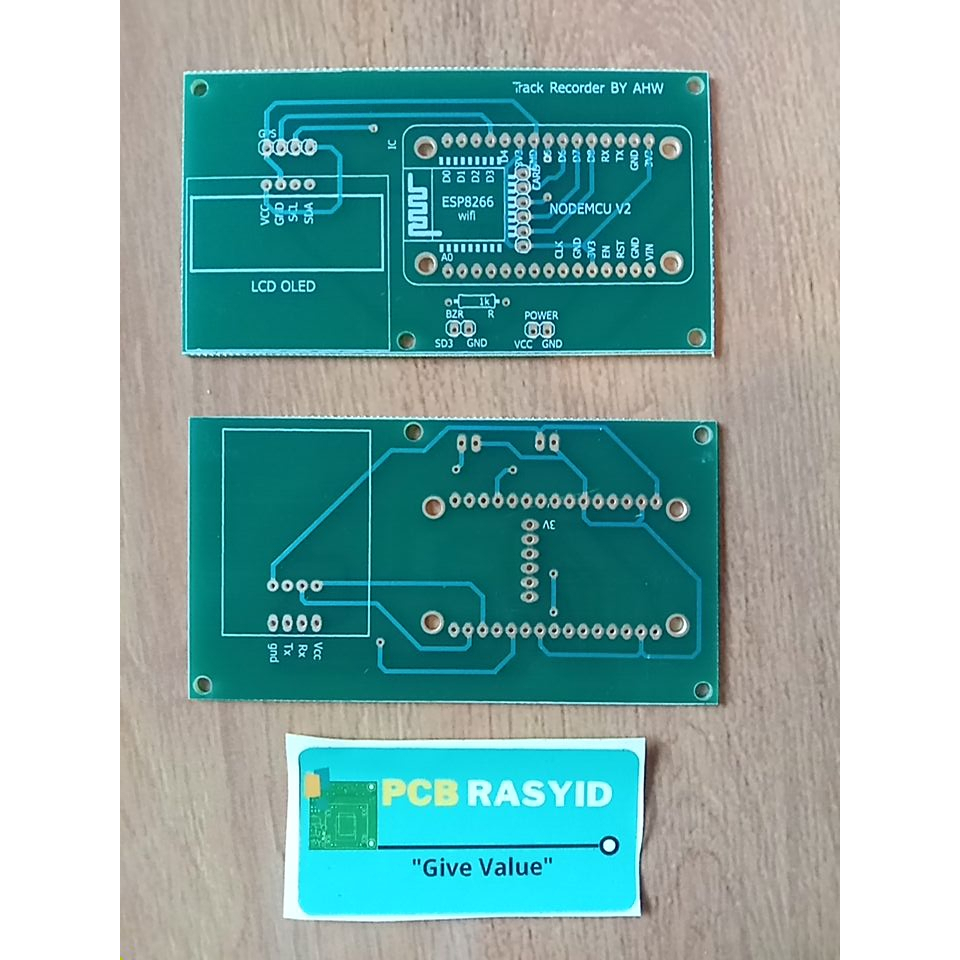 Jual Cetak PCB Double Layer 2 layer FR4 1.6mm with HASL dan Solder Mask ...