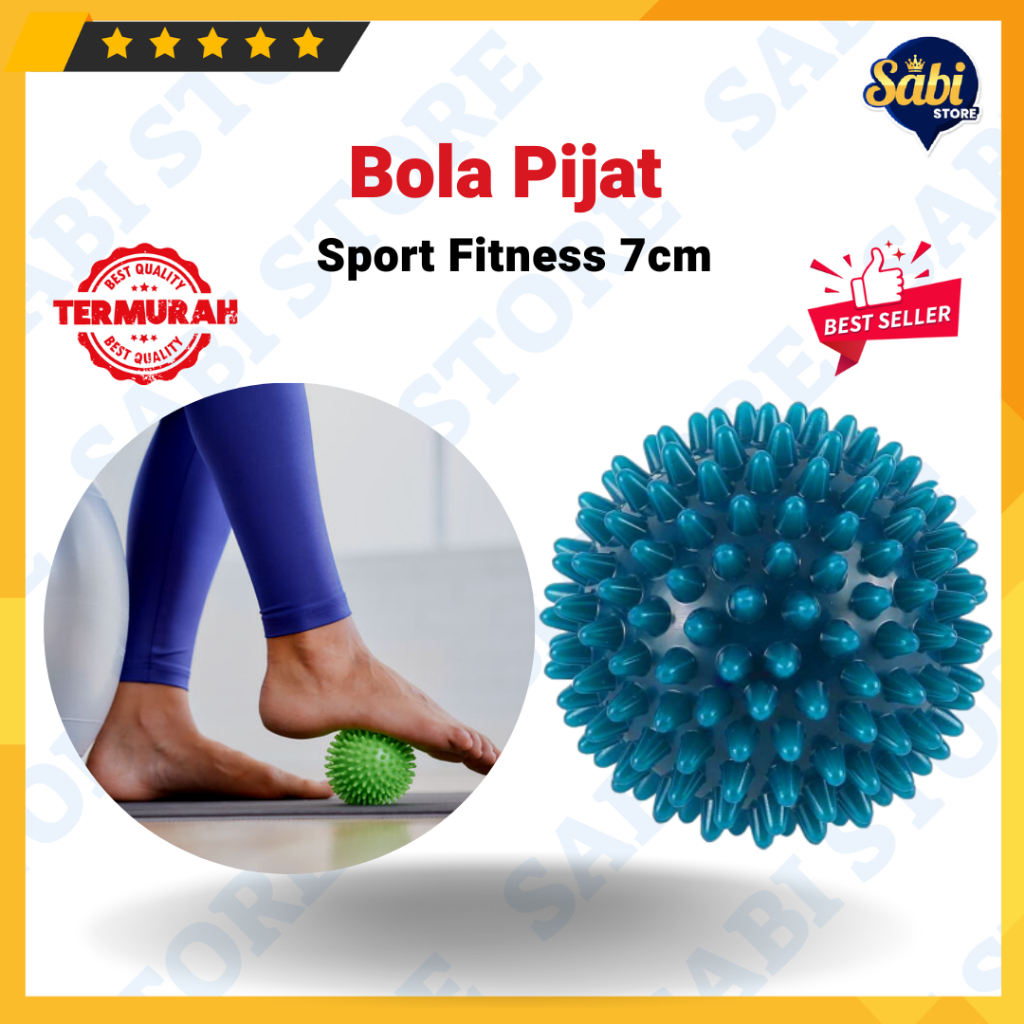 Jual Bola Pijat Terapi Punggung Tangan Wajah Kaki PVC Spiky Massage ...