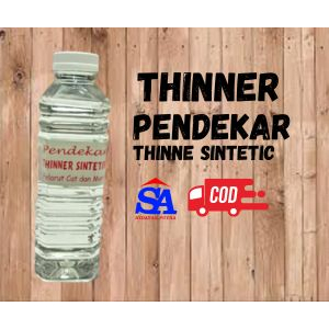 Jual THINNER BOTOL PENDEKAR THINNER SITETIC / TINER / TINNER | Shopee ...
