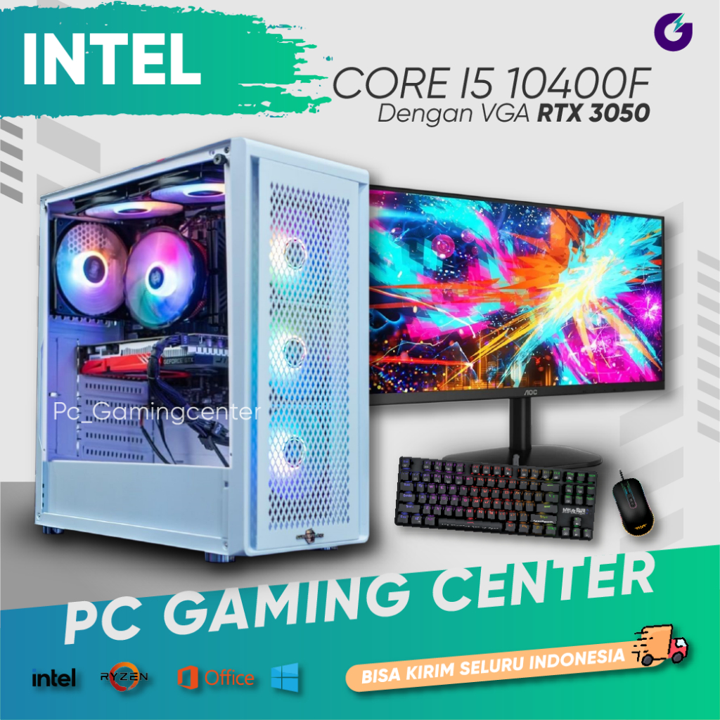 Jual PC GAMING FULLSET I5 VGA RTX 3050 RAM 16GB SSD 1 TERA PC RAKITAN ...