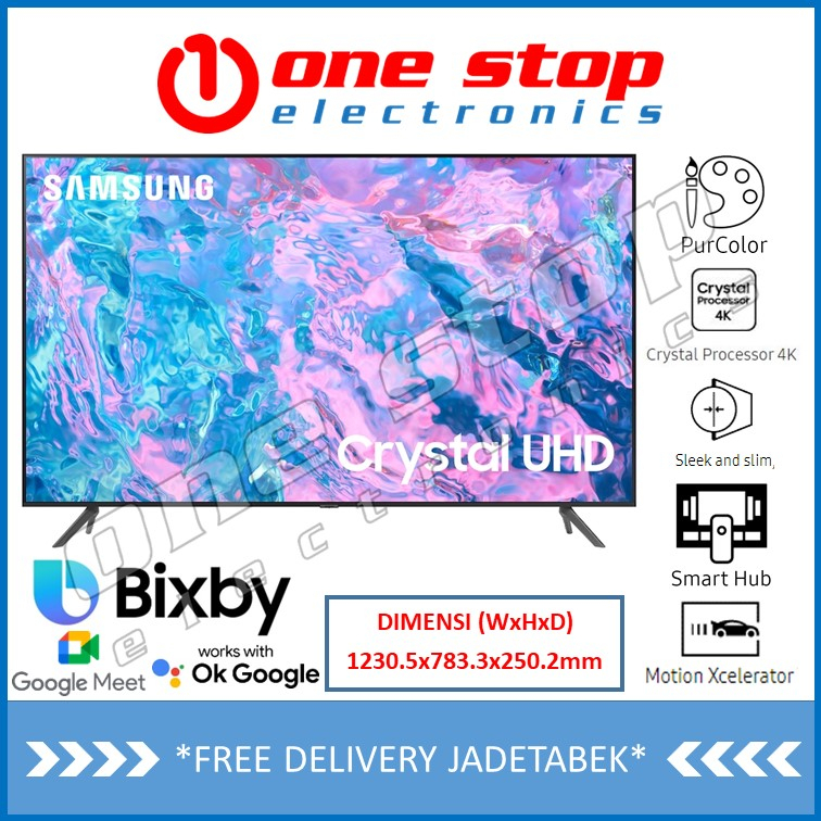 Jual SAMSUNG 55CU7000 CRYSTAL 4K UHD SMART TV 55 Inch UA55CU7000KXXD ...