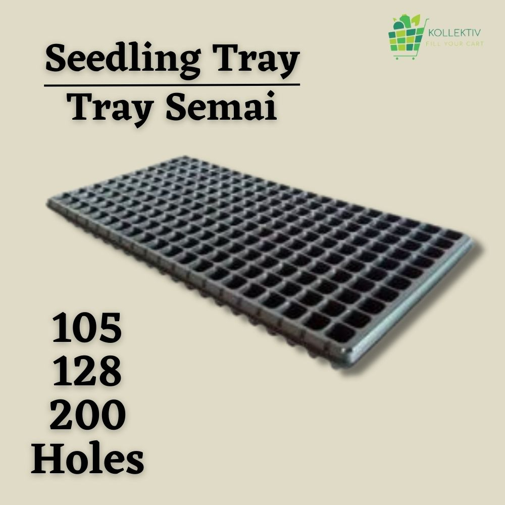 Jual Tray Semai / Seedling Tray 50/105/128/200 Lubang | 0,6 - 1mm ...