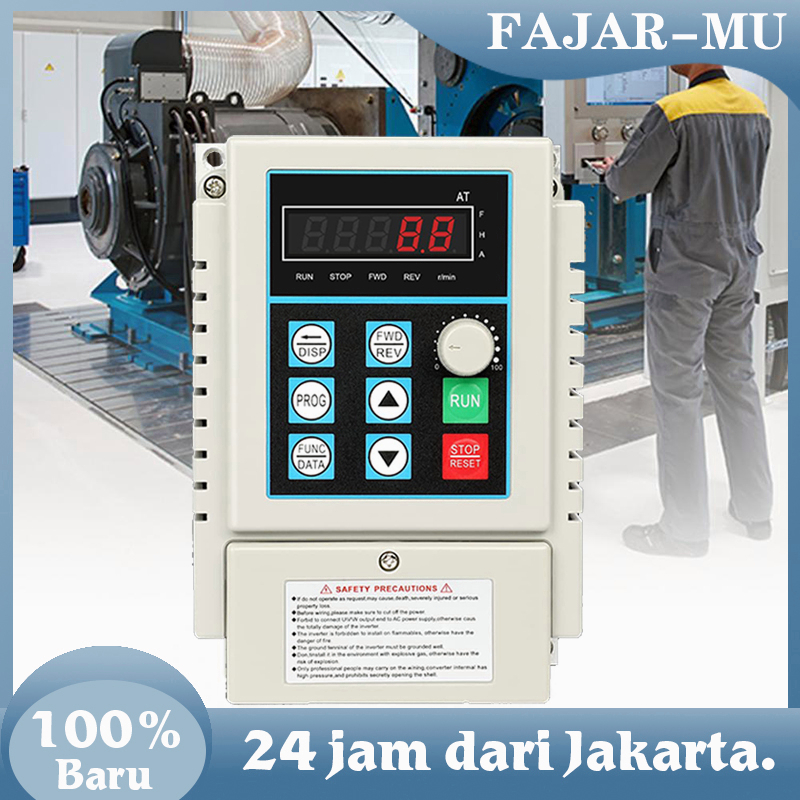 Jual 220V AC 2.2kW VFD Variable Frekuensi Drive Input Satu-Fase Input 3-Fase Output 50kHz ...