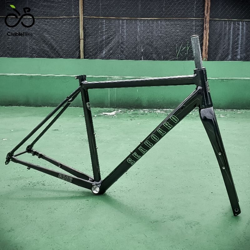 Jual Frameset Seaboard GR02 Alloy Fork Carbon Size 44 47 50 Gravel ...