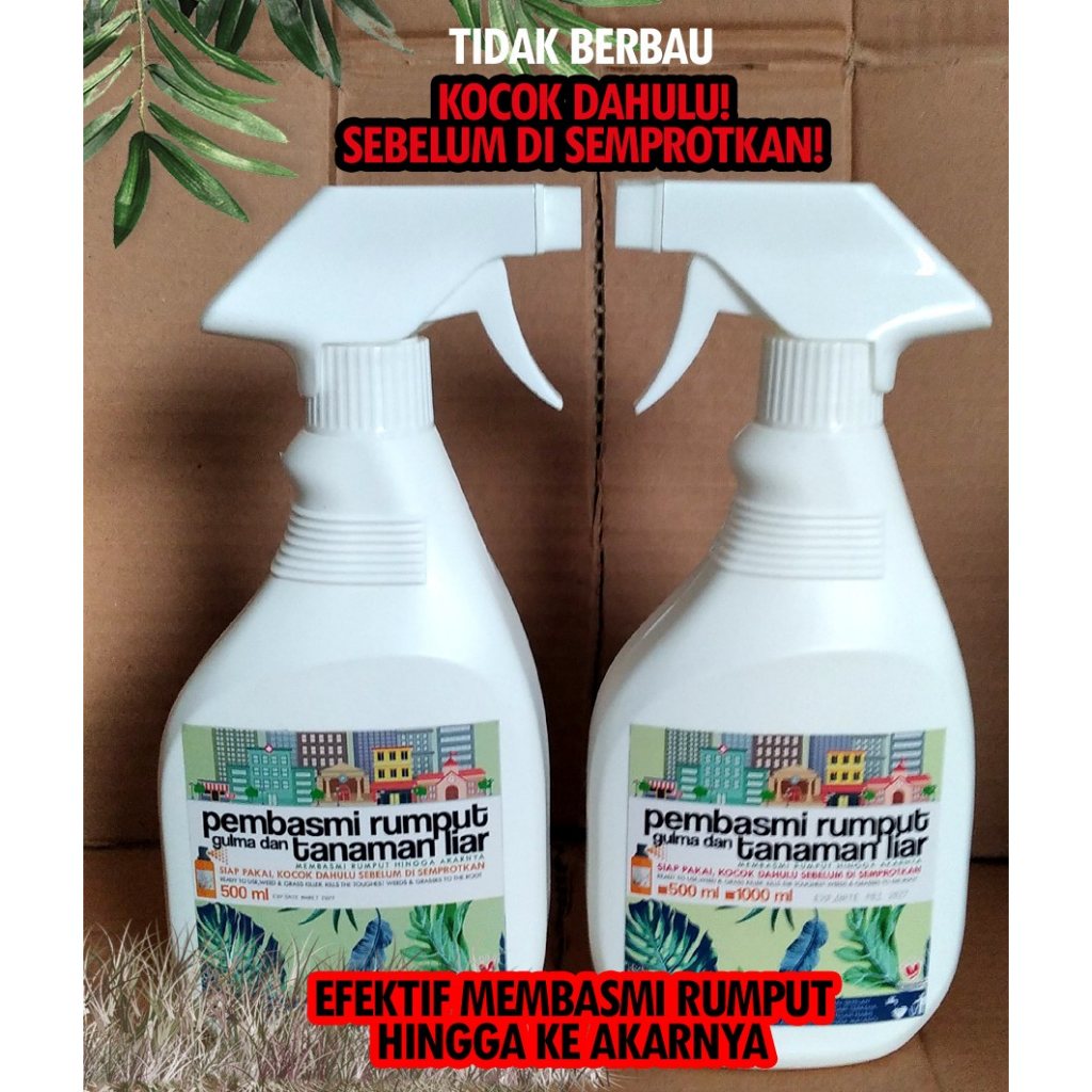 Jual 500ml Pembasmi Rumput Liar ilalang Mati Hingga Akarnya, SIAP PAKAI ...