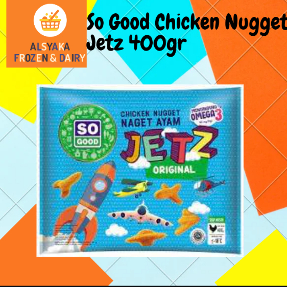 Jual So Good Chicken Nugget Jetz/ Animals/ Alphabet 400gr | Shopee Indonesia