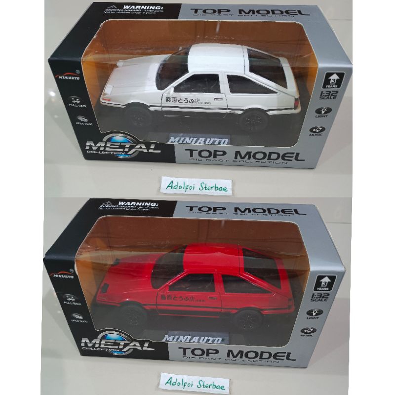 Jual miniauto top model metal collection toyota AE86 AE 86 initial D ...