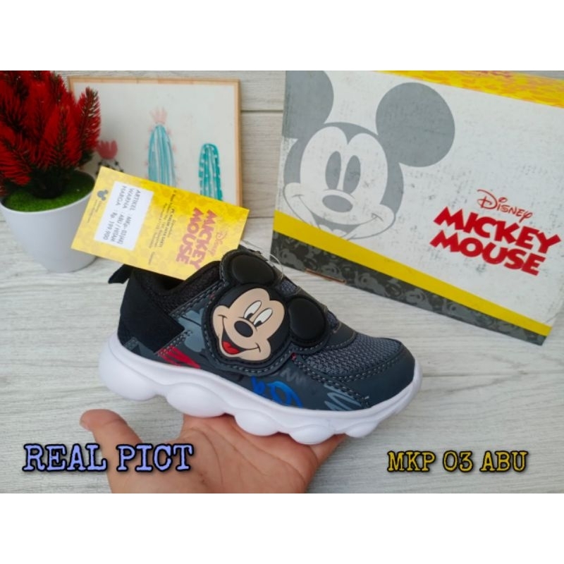 Jual SEPATU ANDO MICKEY MERAH SIZE 25-32 - SEPATU KARAKTER ANAK LAKI ...