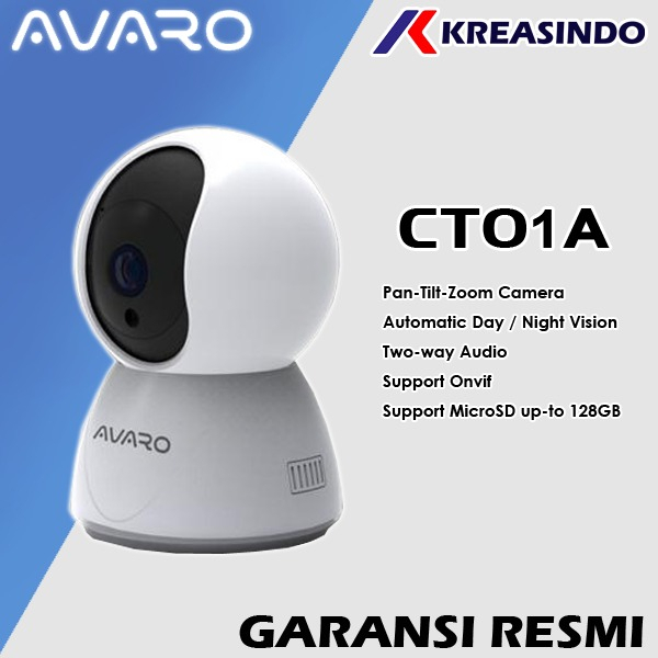 Jual AVARO CT 01A CT01A Smart IP Camera Ipcam Indoor Day and Night Vision Garansi Resmi Original ...