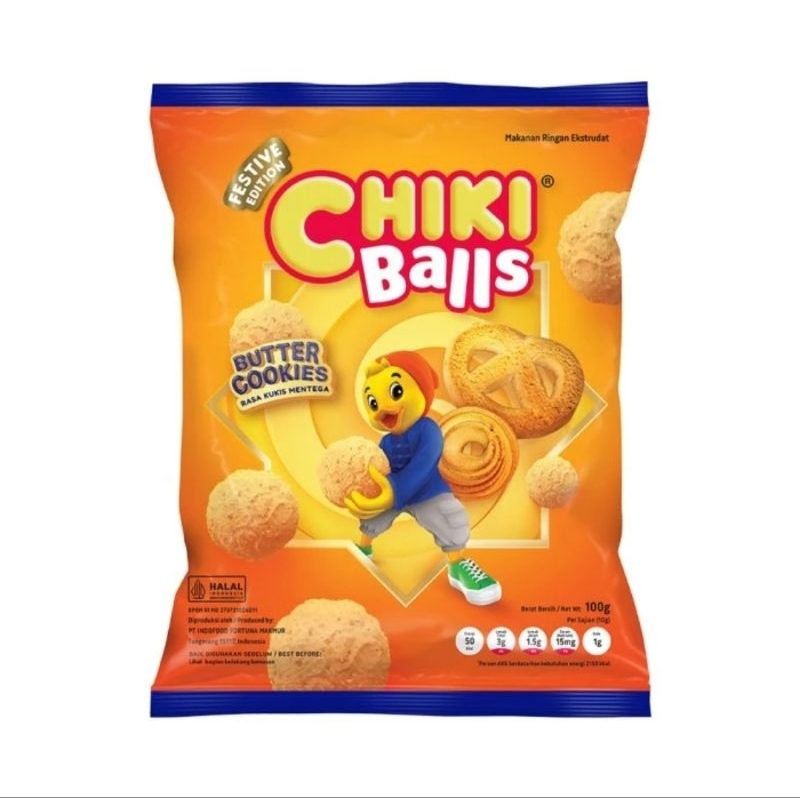 Jual CHIKI BALLS BUTTER COOKIES 100 GR | Shopee Indonesia