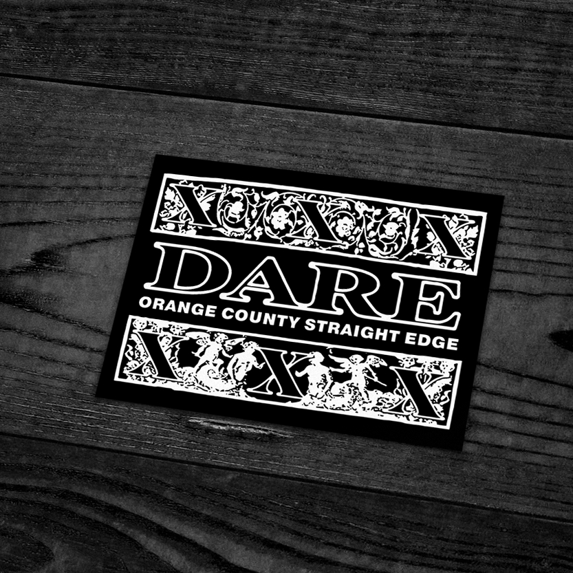 Jual Sticker Band DARE Straight Edge (BOOTLEG) | Shopee Indonesia