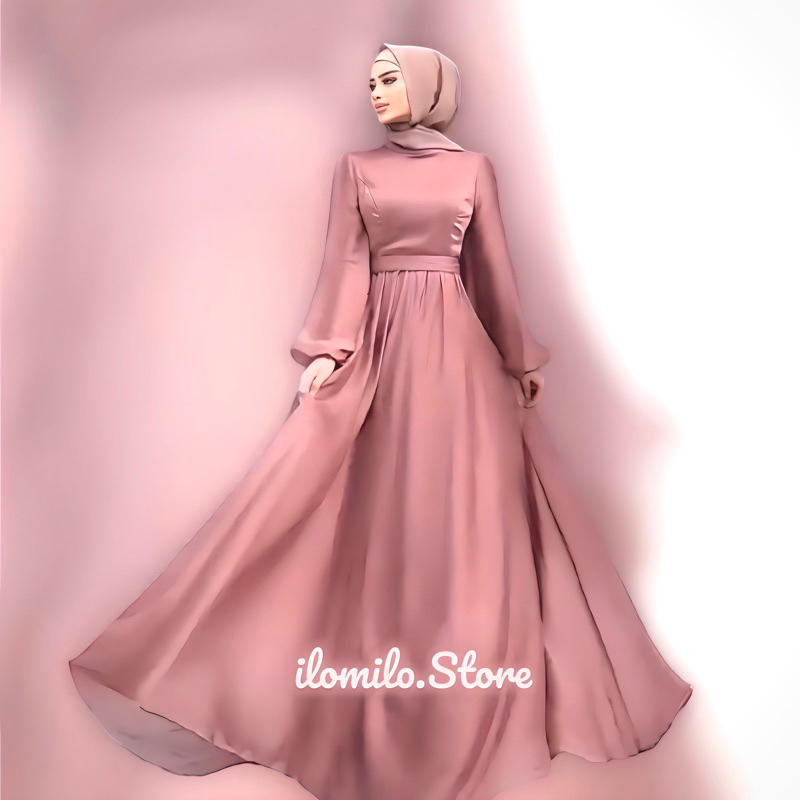Jual Real pict, dress mewah elegan,bridesmaids-free bross mewaah-gamis ...