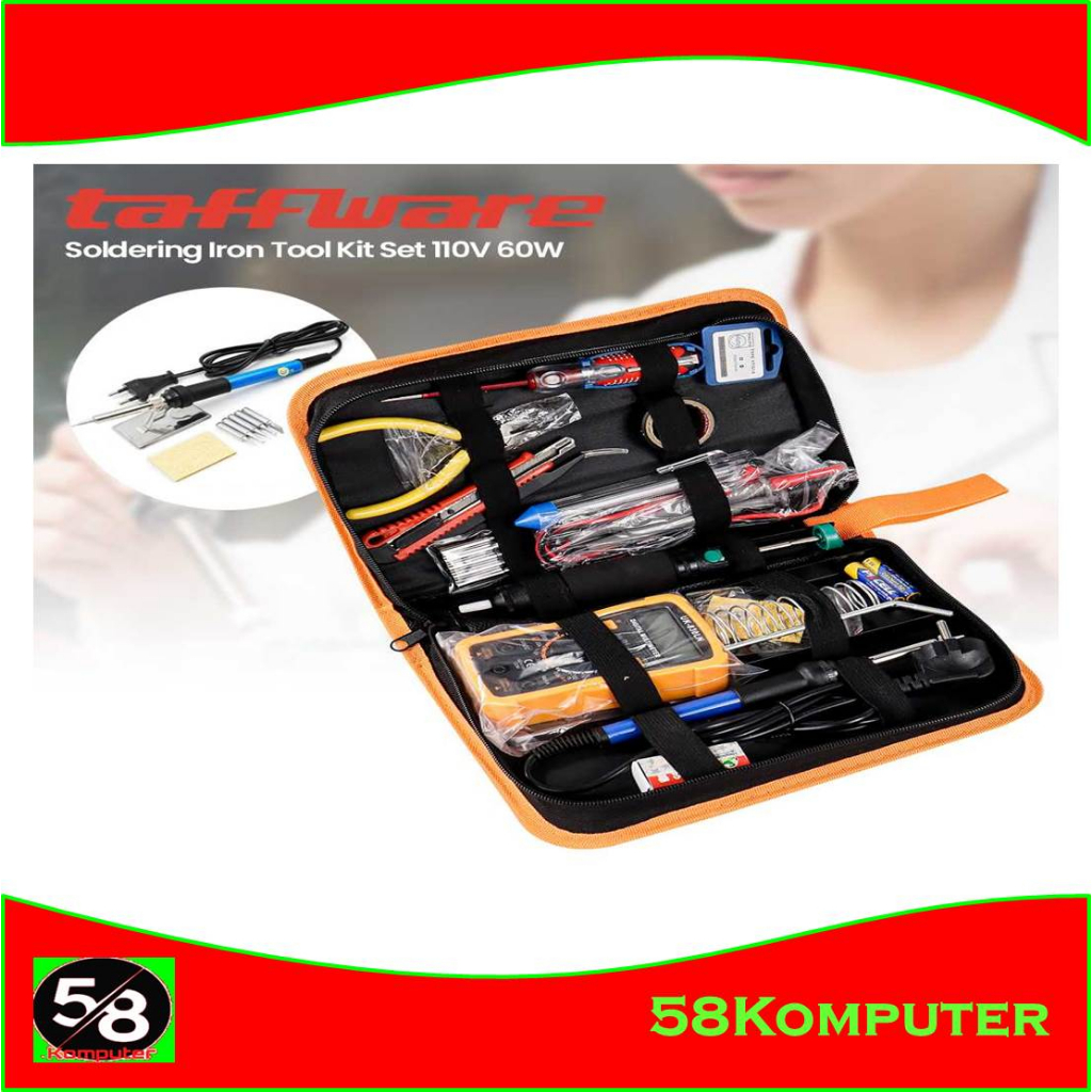 Jual Solder Listrik Set Tenol Solder Paket Solder Lengkap 10in1 ...