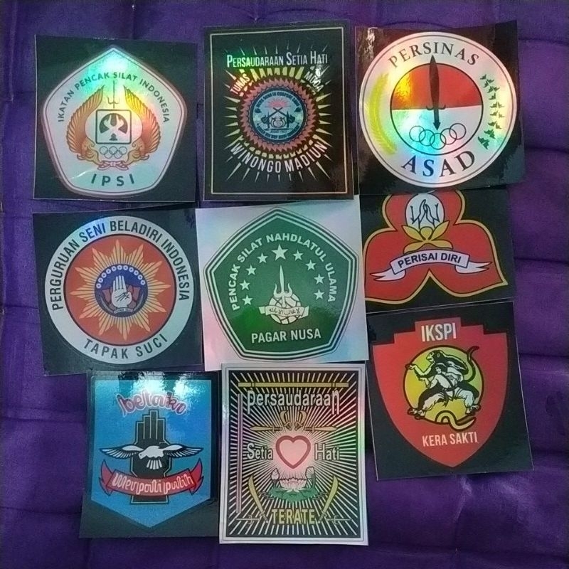 Jual (BEST SELLER) Sticker Perguruan Pencak Silat ( IPSI, Winongo ...