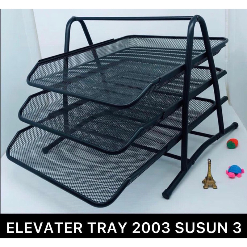 Jual RAK BESI SUSUN BESI ELEVATED TRAY RAK DOKUMEN KERTAS | Shopee ...