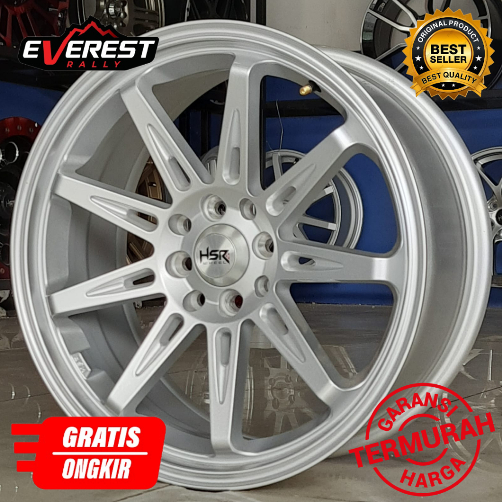 Jual Velg Mobil Raize Rocky 4x100 HSR Wheel TIKALA 9004 HSR R17 Lebar 75 | Shopee Indonesia