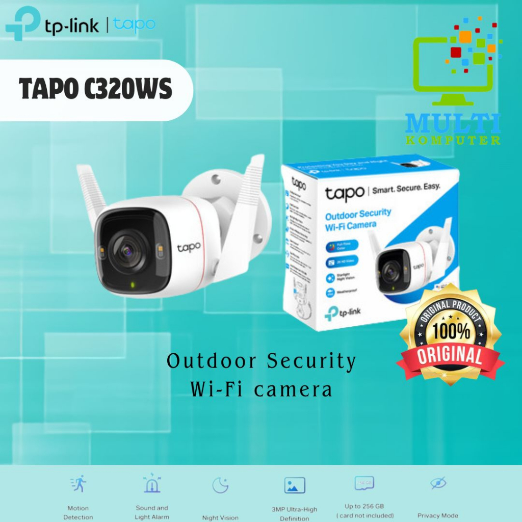 Jual TP-LINK Tapo C320WS Outdoor Security Wi-Fi Camera - Tplink C 320ws ...