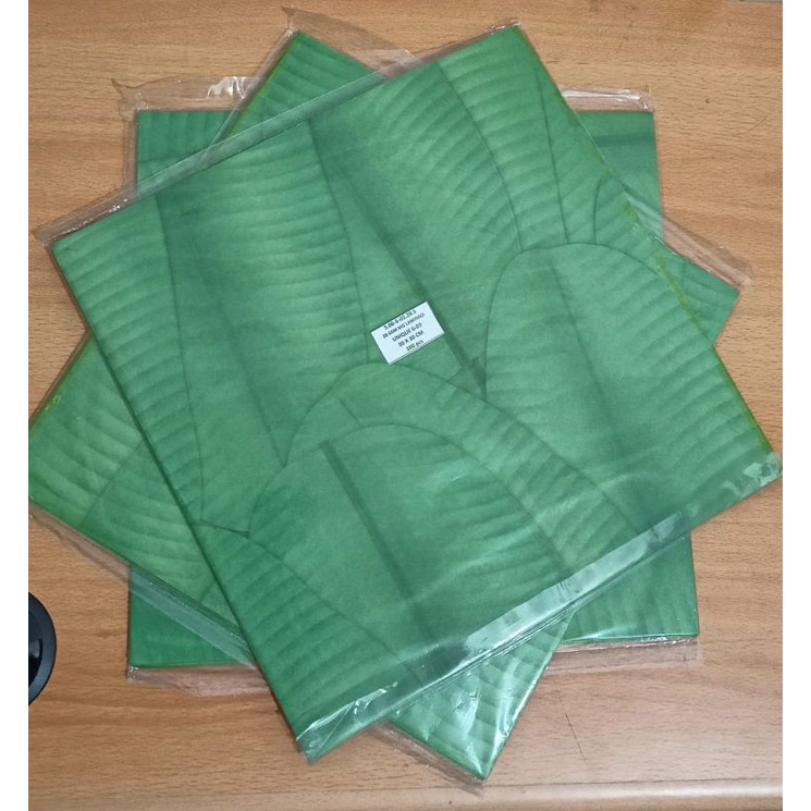 Jual (BBH) ECER 10 LEMBAR PAPER WRAP / RICE WRAP / KERTAS NASI LAMINASI ...