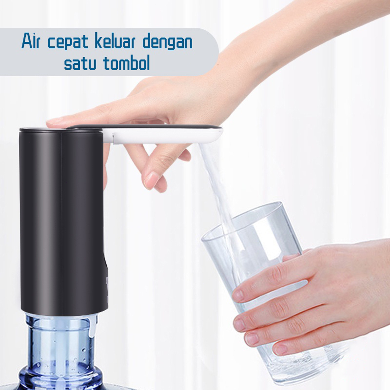 Jual Pompa Air Galon Elektrik Foldable Water Pump Botol Dispenser ...