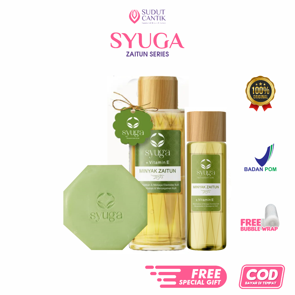 Jual Sudut Cantik - SYUGA Minyak Zaitun Olive Oil with Vitamin E ...
