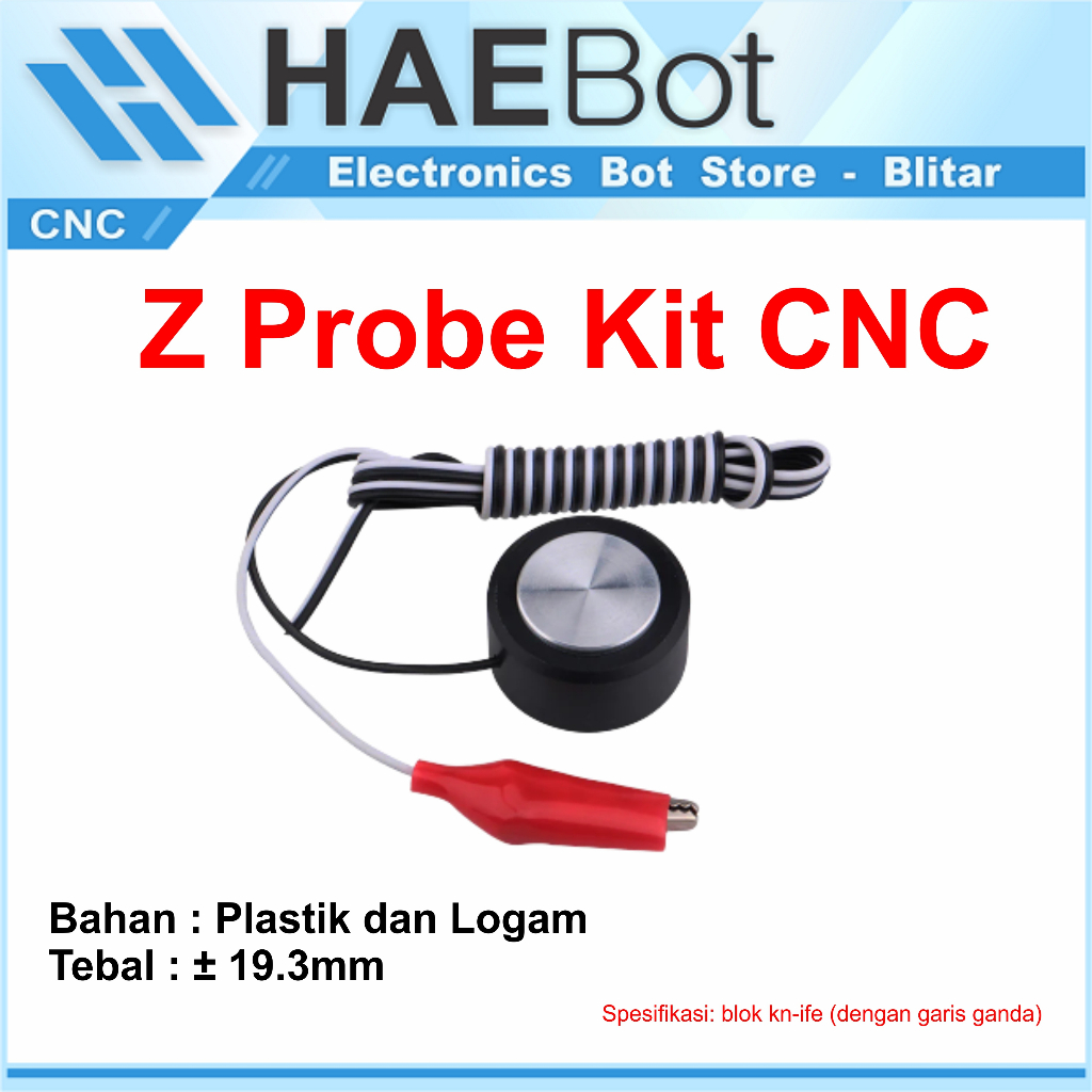 Jual [HAEBOT] Z Probe Kit CNC Touch Zero Probing Module Milling Router ...