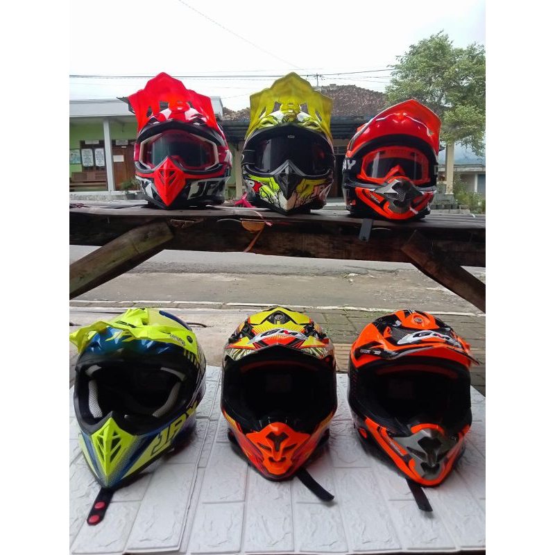 Jual Helm cross kyt jpx gix gm | Shopee Indonesia