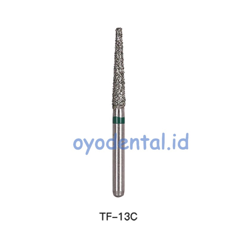 Jual Dental Diamond Bur TF Taper Fisur DI EX High Speed / Mata Bur High ...
