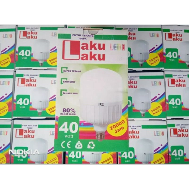 Jual LAMPU BOHLAM/BOLAM LAKU LAKU BULB T LED 40 WATT HEMAT ENERGI 40W | Shopee Indonesia