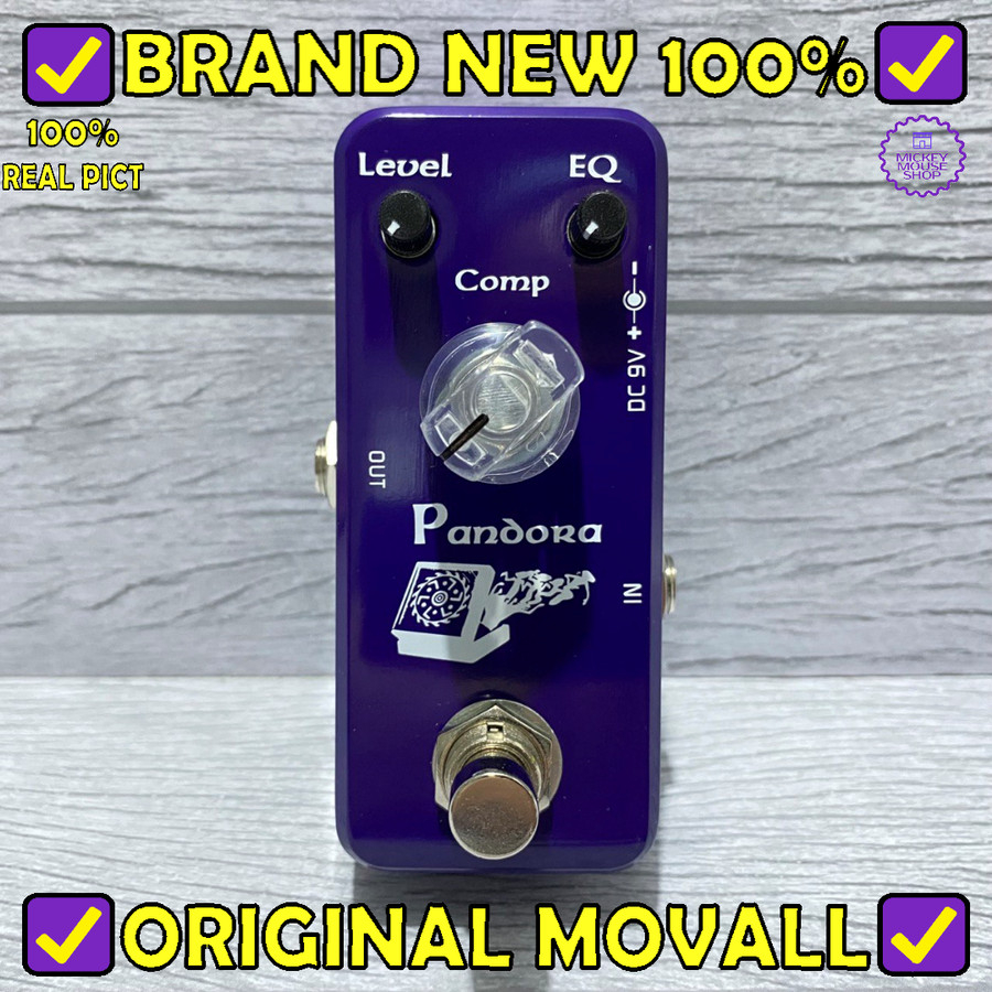 Jual Efek Gitar Movall Pandora Comp Compressor Sustainer EQ Pedal ...