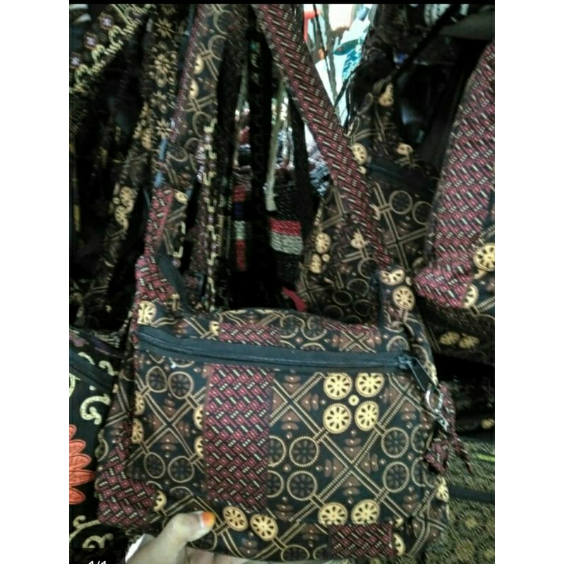 Jual Tas batik murah selempang makmur-tas batik sling bag | Shopee ...