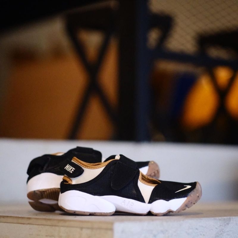 Jual Nike Air Rift BR Black / Beige / Gum | Shopee Indonesia