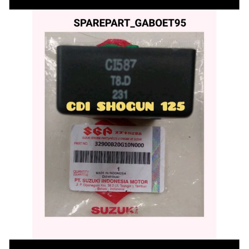 Jual CDI SHOGUN 125 SHOGUN CDI 125 SHINDENGEN | Shopee Indonesia