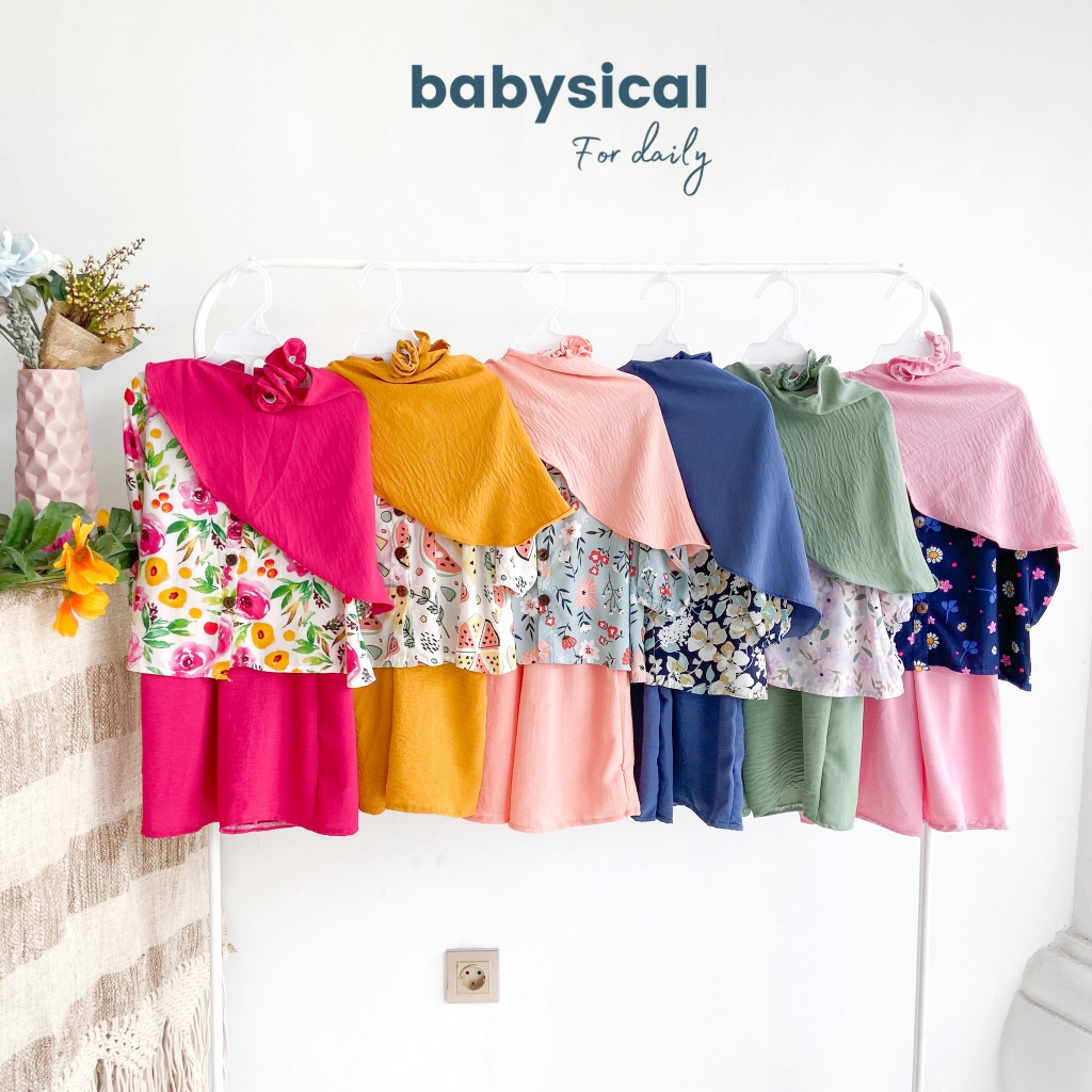 Jual BABYSICAL 1-6 Tahun ARRAYA SETCEL - Setelan Celana Tunik Baju Anak ...