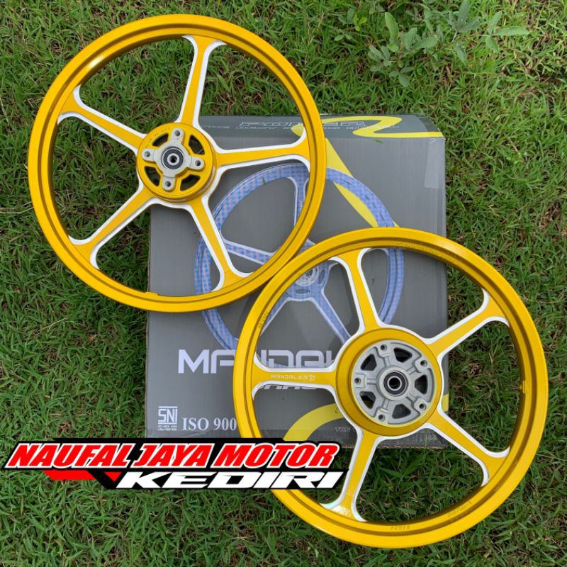Jual VELG MANDALIKA MX KING/KING DRAG GOLD GLOSSY VELG MANDALIKA PALANG ...