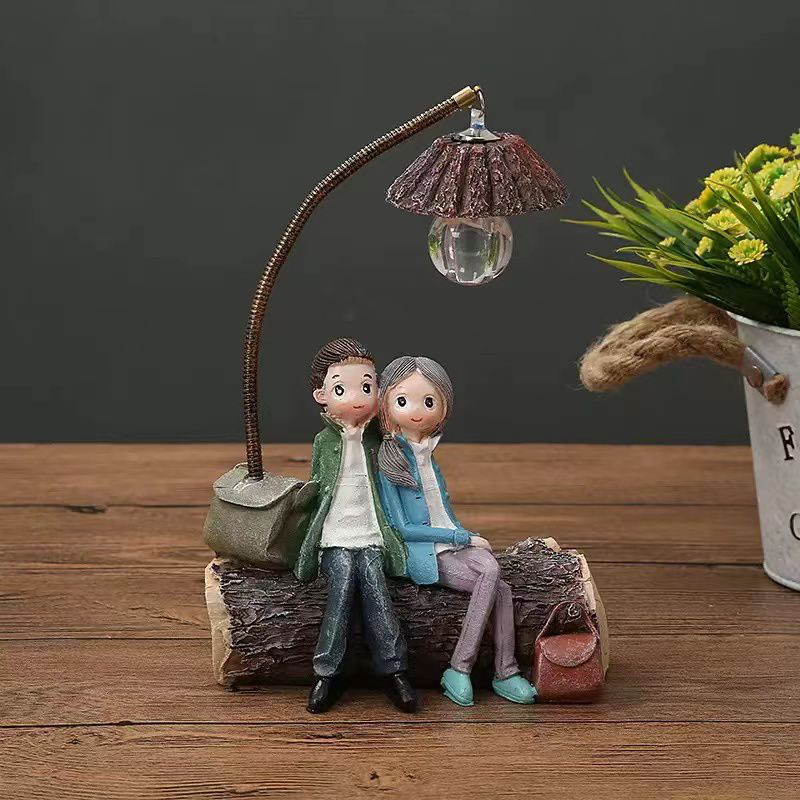 Jual Lampu Hias Kamar Tidur New Creative Resin Cartoon Totoro /Doraemon ...