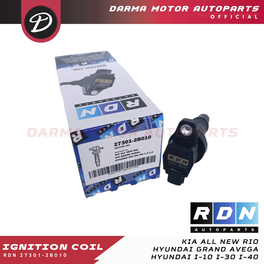 Jual KOIL IGNITION COIL ALL NEW RIO HYUNDAI GRAND AVEGA 27301-2B010 RDN ...