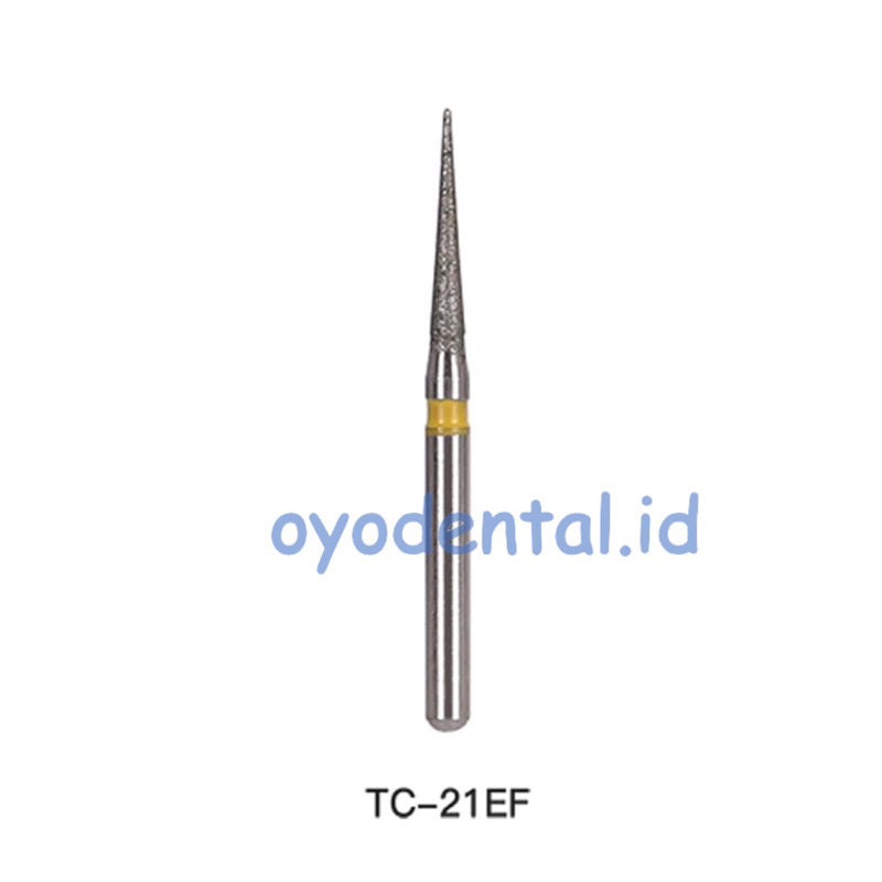 Jual Dental Diamond Bur High Speed Pita Kuning Merah Pedo TR TC FO TF / Mata Bur High Speed ...