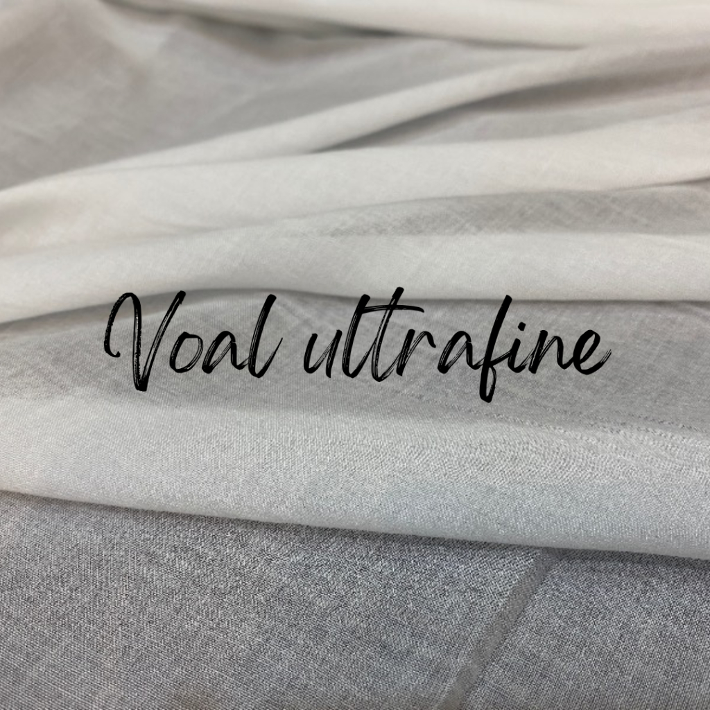 Jual Kain Voal Ultrafine Glow lebar 120 kerudung print shiny per roll ...