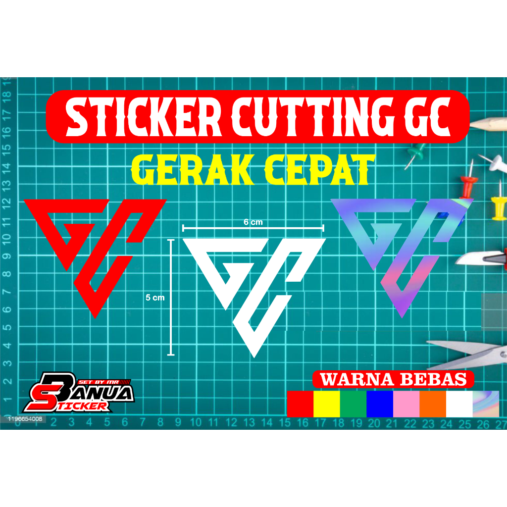 Jual Stiker GC Cutting, stiker GC Gerak Cepat | Shopee Indonesia