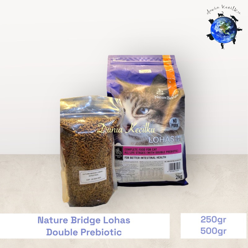 Jual Nature Bridge LOHAS CAT All Stage Double Prebiotic REPACK 250gr ...