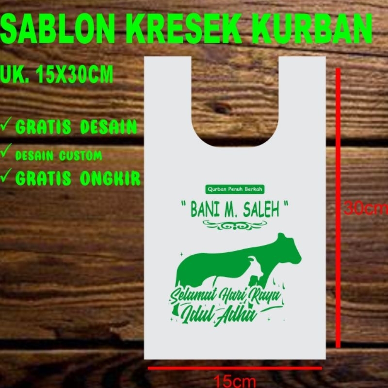 Jual KRESEK SABLON/PLASTIK SABLON ukuran 15&10 GRATIS DESAIN | Shopee ...