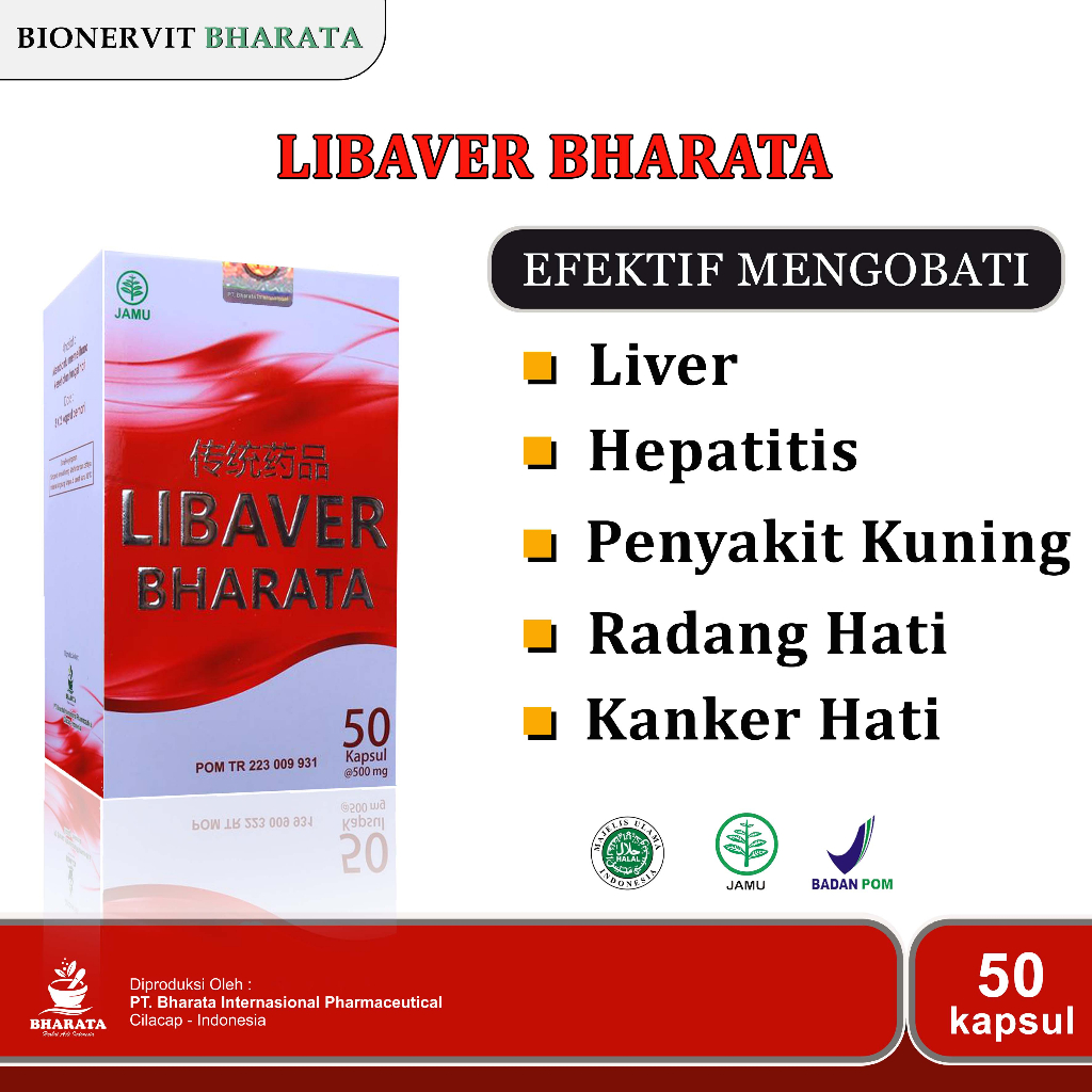 Jual Libaver Bharata Obat Liver dan Hepatitis A B C D Penyakit Kuning ...