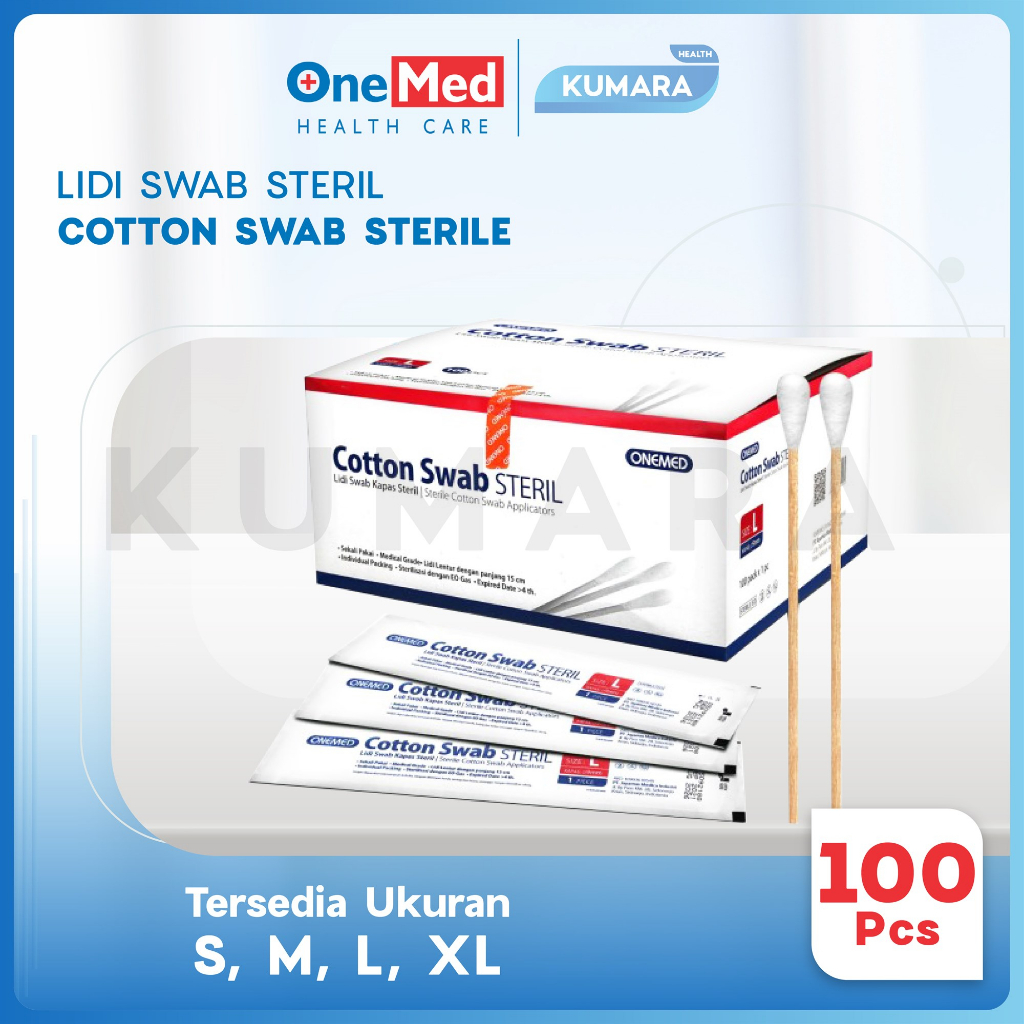 Jual ONEMED - Cotton Swab Sterile Box | Shopee Indonesia