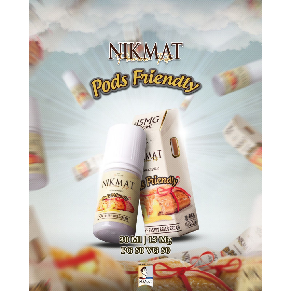Jual Pods Friendly Nikmat Puff Pastry 30ml 15mg | Shopee Indonesia
