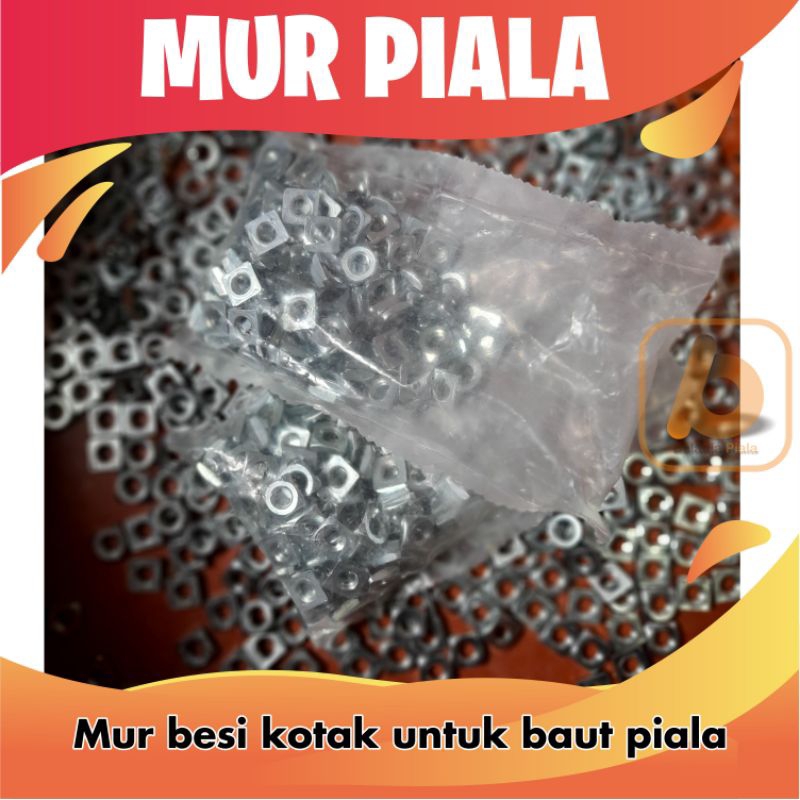Jual Mur Piala / Mur Seng / Mur Kotak / Mur Trophy (1 PACK) | Shopee ...