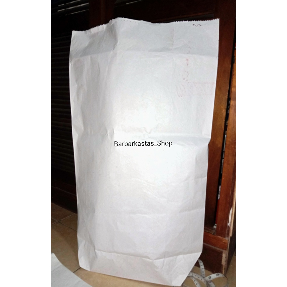 Jual KANTONG PUTIH POLOS Kantong Kertas/Kertas Packing BEKAS | Shopee ...