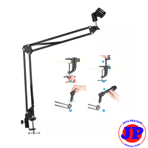 Jual Stand Robot Arm Jepit Studio Microphone | Shopee Indonesia