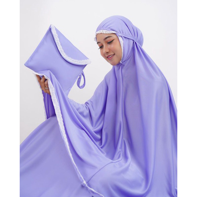 Jual MUKENA DEWASA RENDA Mukenah sholat dewasa terbaru Mukena traveling ...
