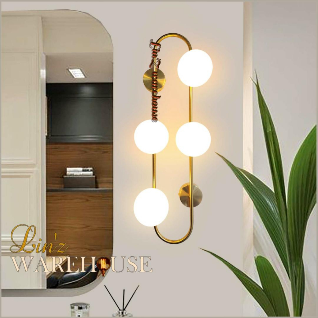 Jual Lampu dinding MODERN OVAL LED GLASS BALL wall lamp | Shopee Indonesia